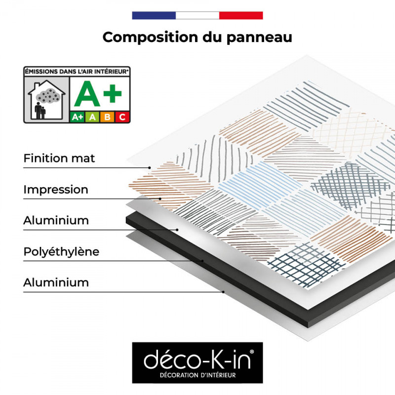 Panneau mural Crayonné Color – Style graphique et moderne - déco-K-in